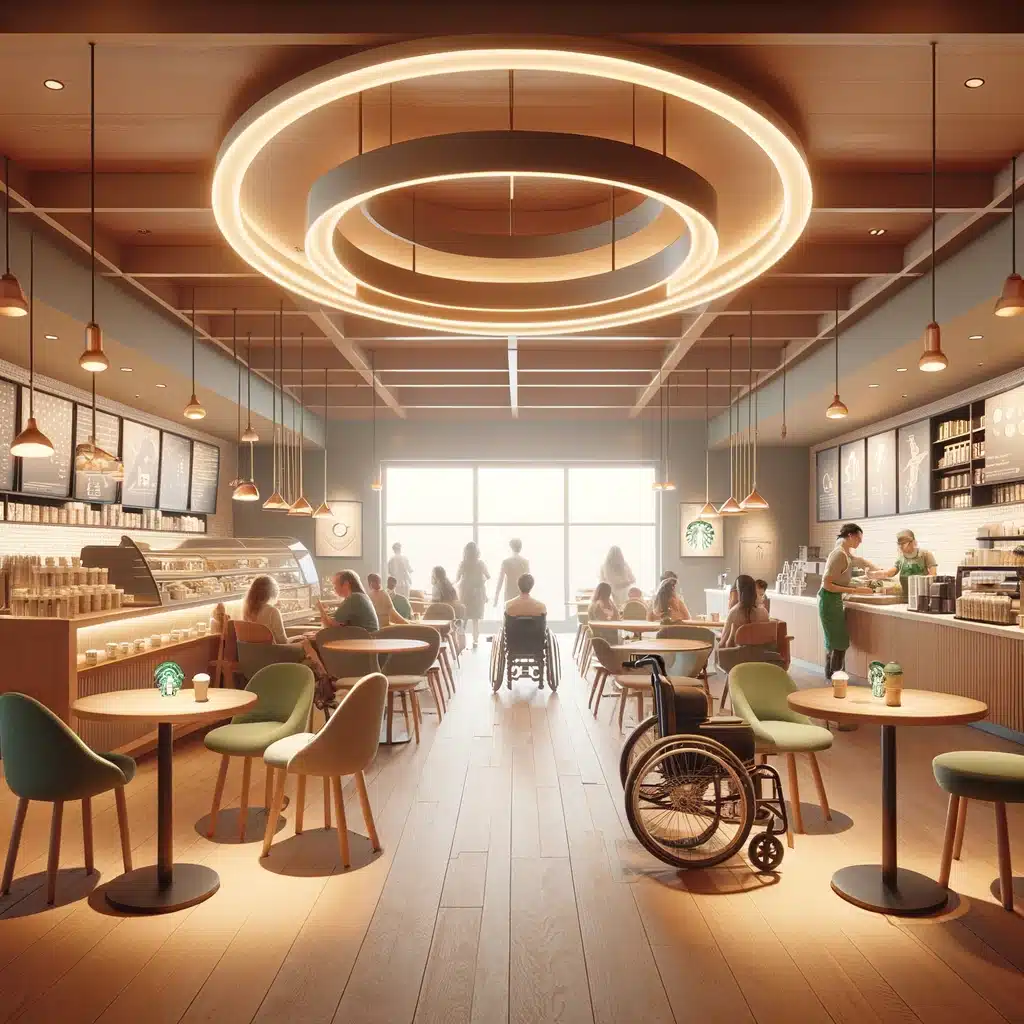 Design Inclusif : Starbucks repense l'accessibilité magasin